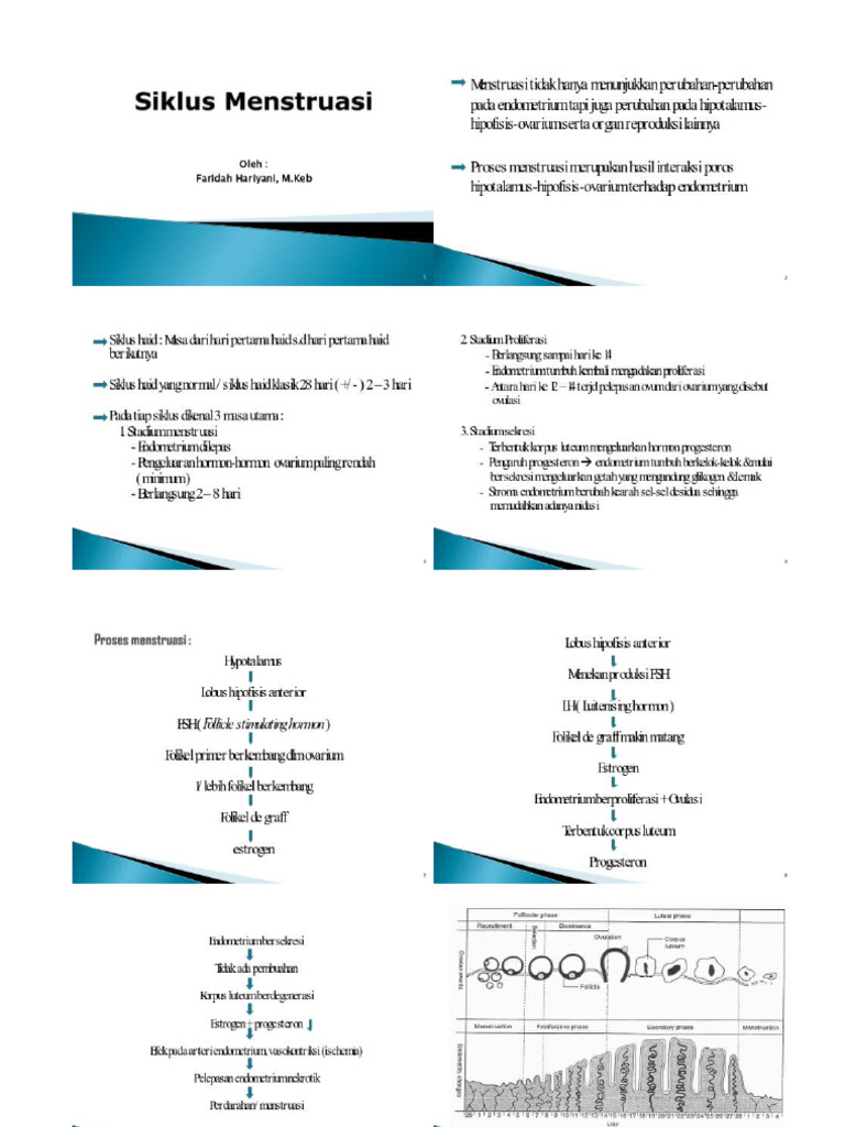 SIKLUS MENSTRUASI | PDF