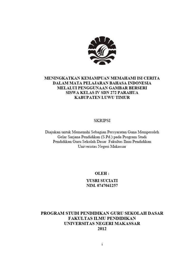 Sampul Lengkap Yusri Suciati | PDF