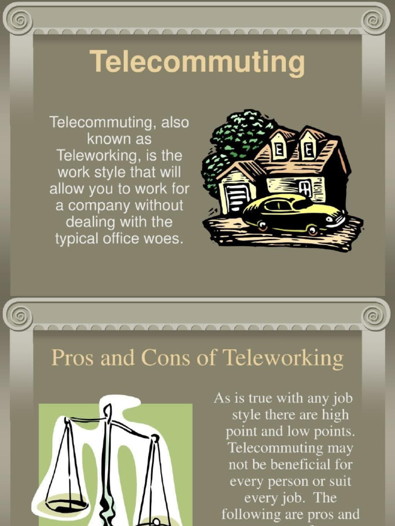 Summer Khalil 2nd PPT Telecommuting | PDF