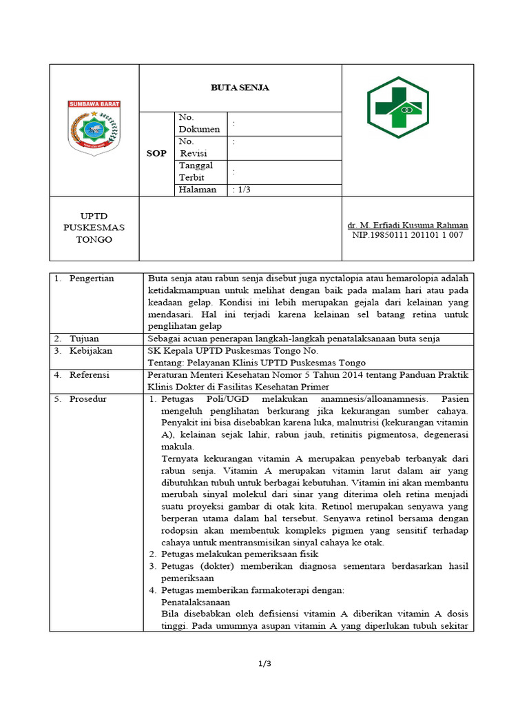 Sop Buta Senja | PDF