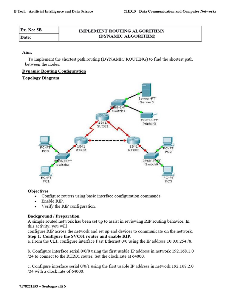 DCCN Ex 5b | PDF | Computer Network | Ip Address DCCN Ex 5b | PDF | Computer Network | Ip Address