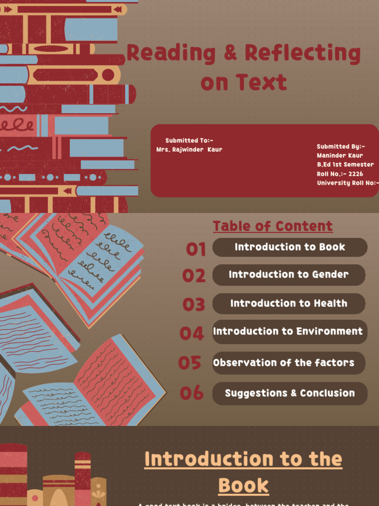 Reading & Reflecting On Text | Download Free PDF | Natural Environment ...