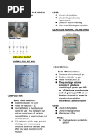 Iv Fluid | PDF | Saline (Medicine) | Intravenous Therapy
