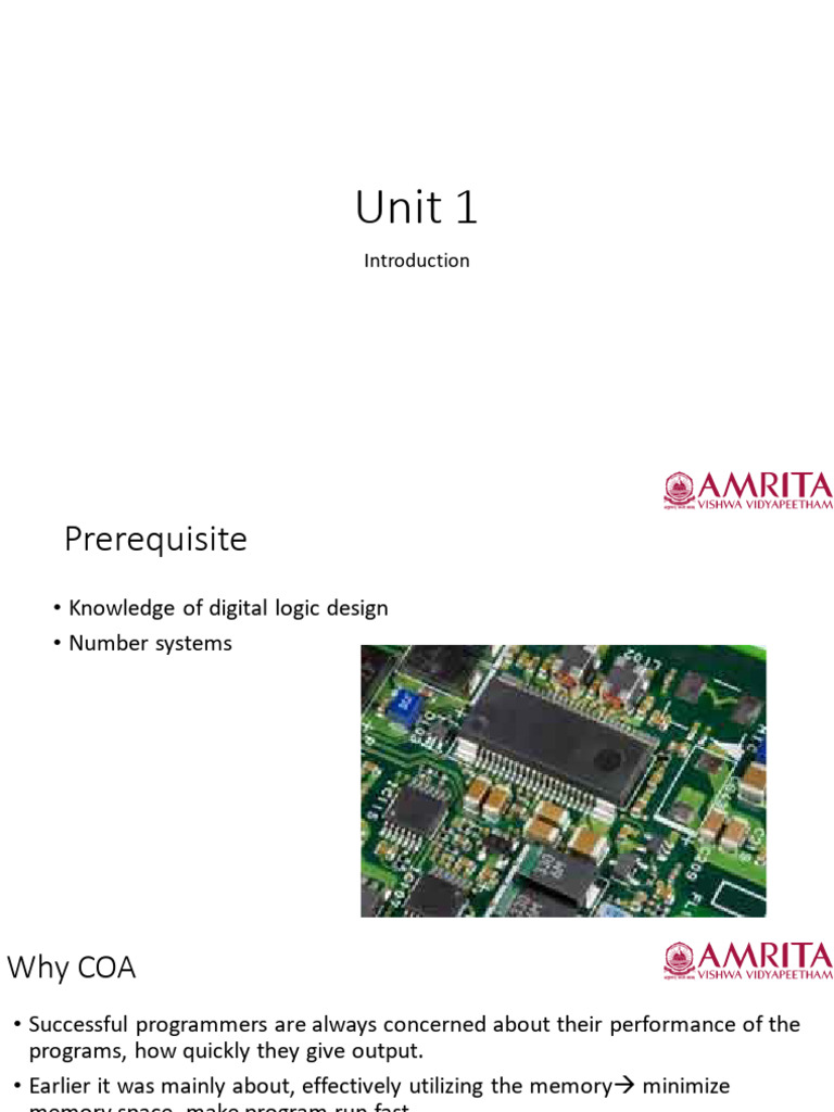 Chapter 1 | PDF | Computer Architecture | Central Processing Unit