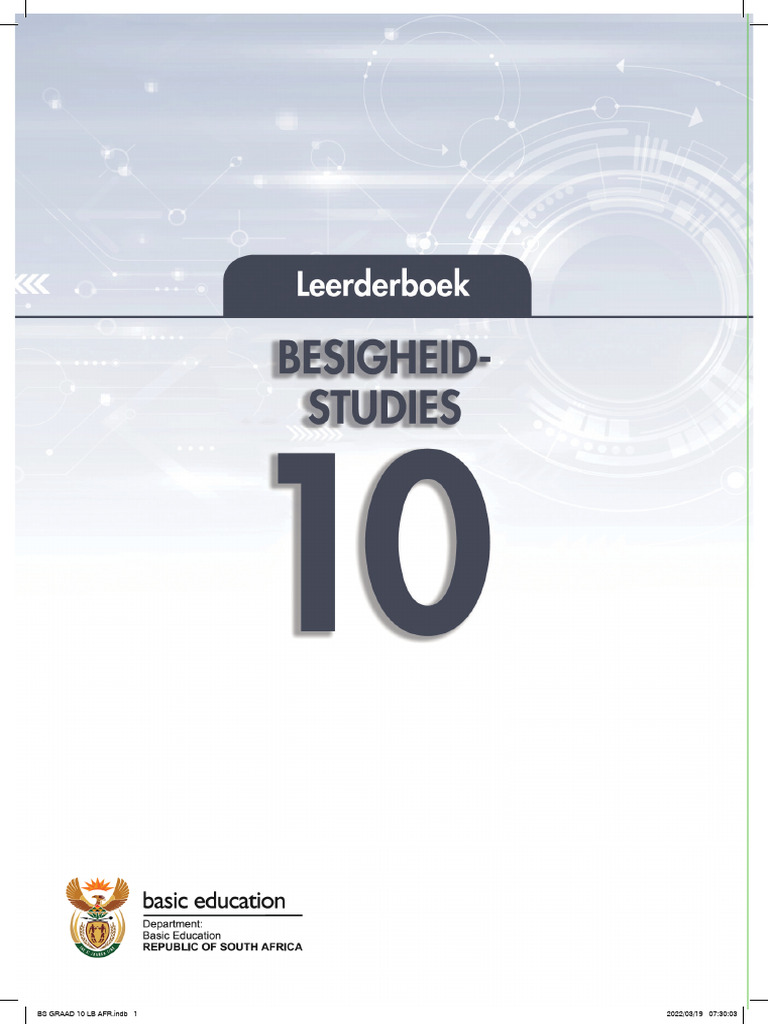 Graad 10 Besigheid-Studies Leerderboek | PDF