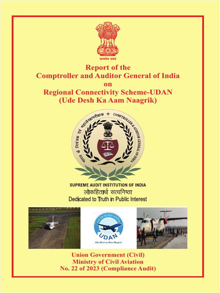 UDAN Scheme Audit Report 2023 | PDF | Aviation
