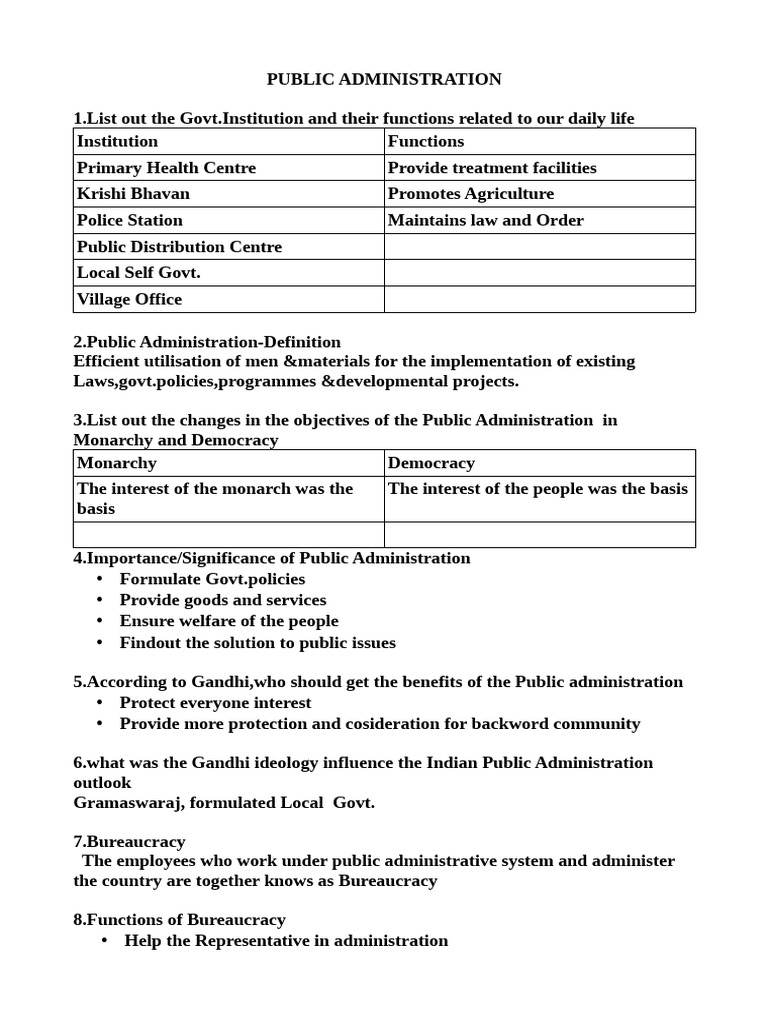 std10 ss1 ch3 Eng SN | PDF | Civil Service | Government