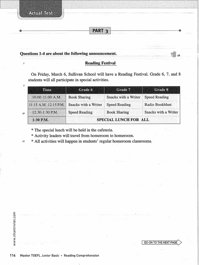 Actual Test - Basic | PDF