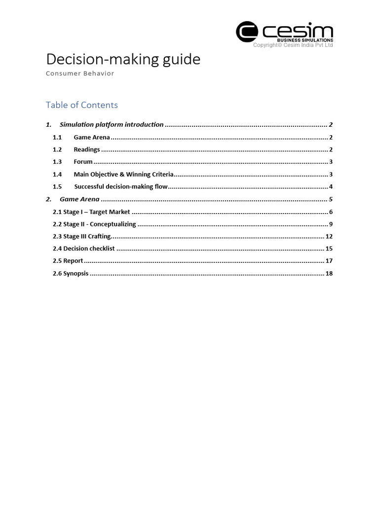 Decision-making guide_Product and Consumer | PDF | Advertising | Target ...