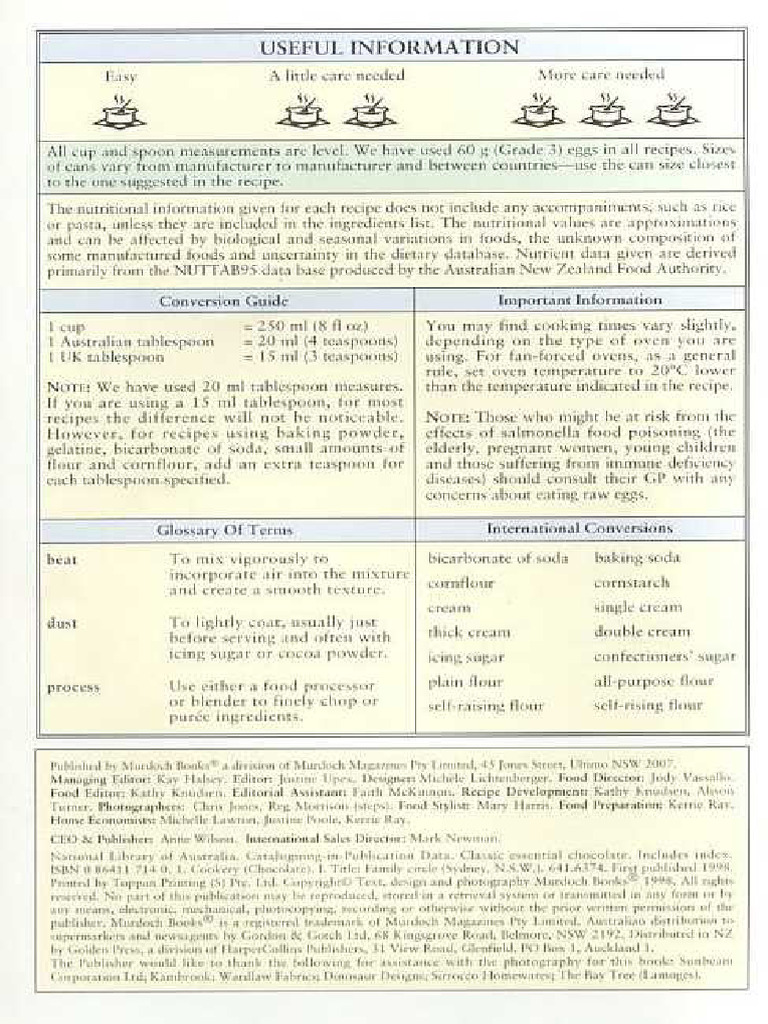 0486 pdf Classic Essential Chocolate | PDF