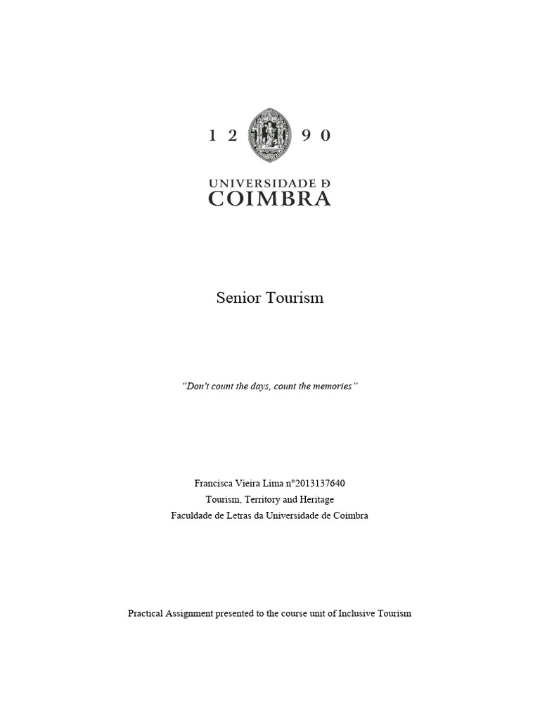 Accessible Senior Tourism Insights | PDF | Tourism | Accessibility