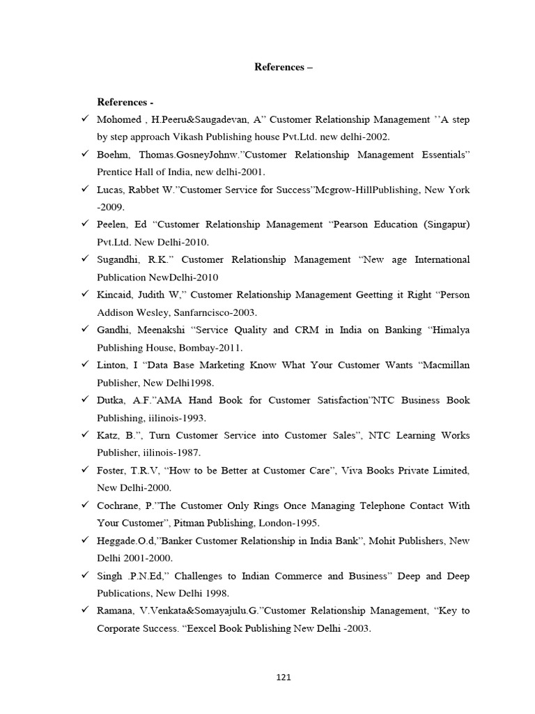 16 Bibliography | PDF | Customer Relationship Management | Marketing
