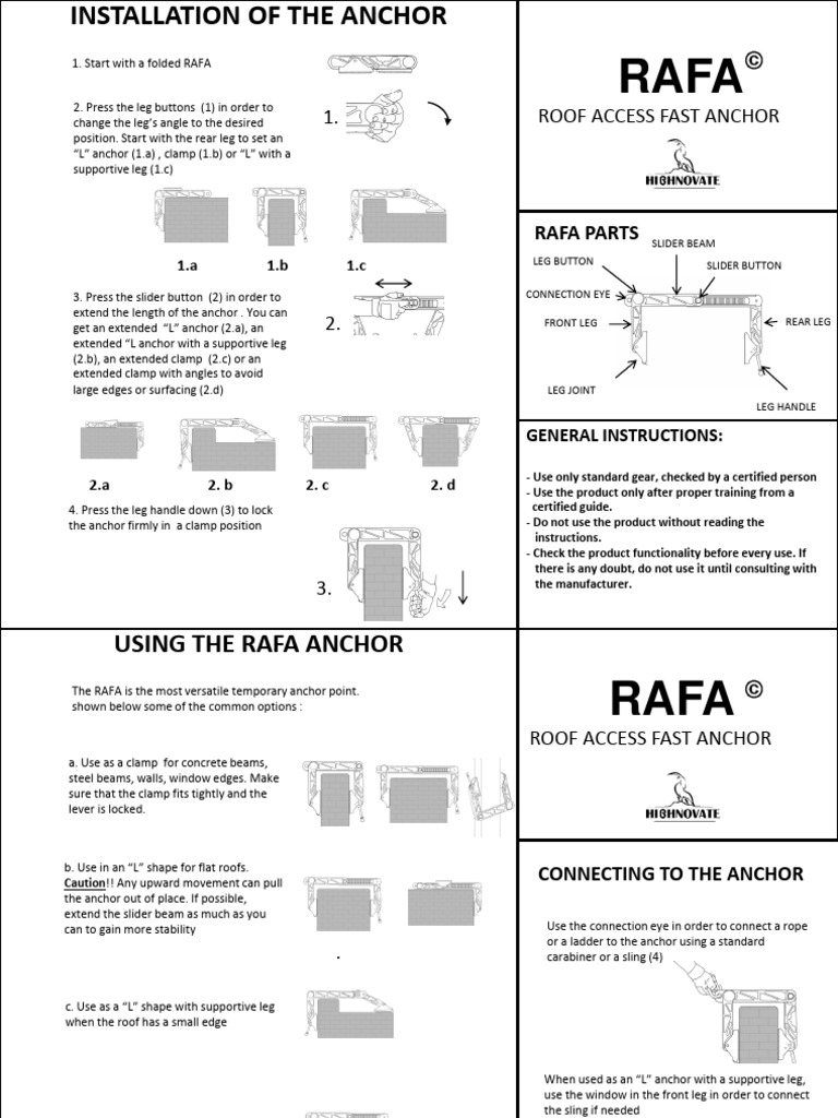 Highnovate RAFA | PDF | Anchor | Manufactured Goods