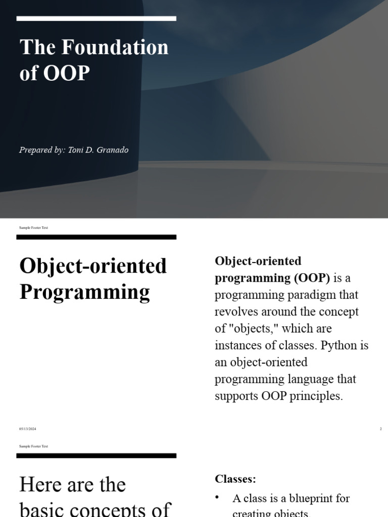 The Foundation of OOP | PDF | Object Oriented Programming | Inheritance (Object Oriented ...
