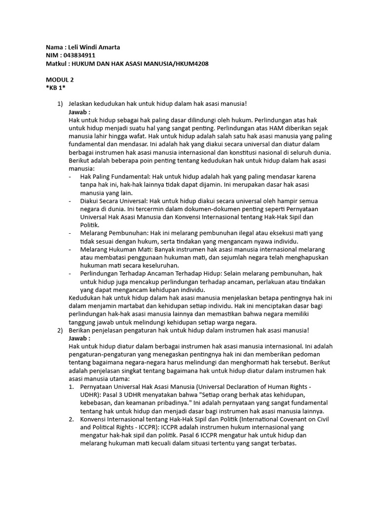 Latihan Modul 2 | PDF | Ilmu Sosial