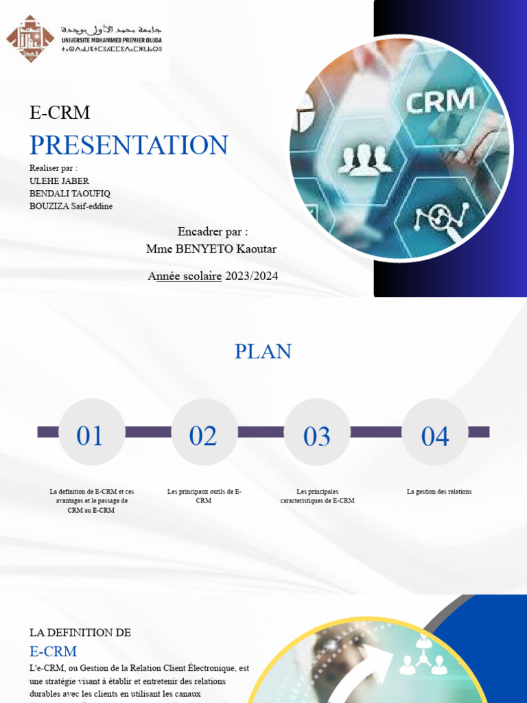 E-CRM (1) | PDF | Gestion de la relation client | Commercialisation