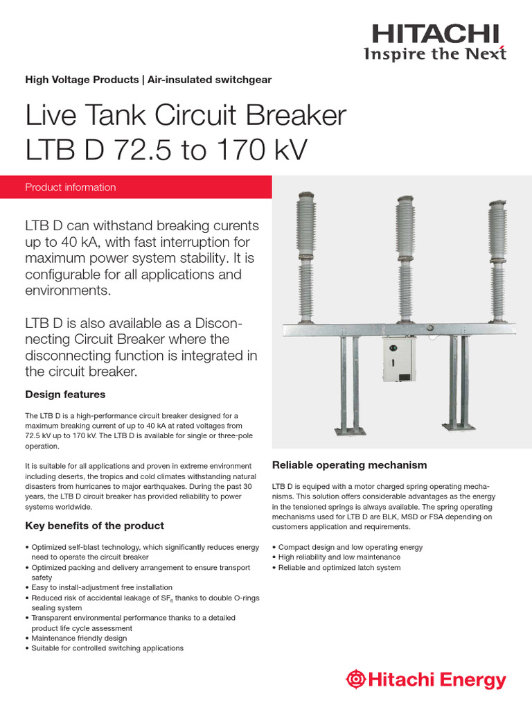 LTB D72.5-170 9akk108468a0170 en B23 | PDF | Insulator (Electricity ...