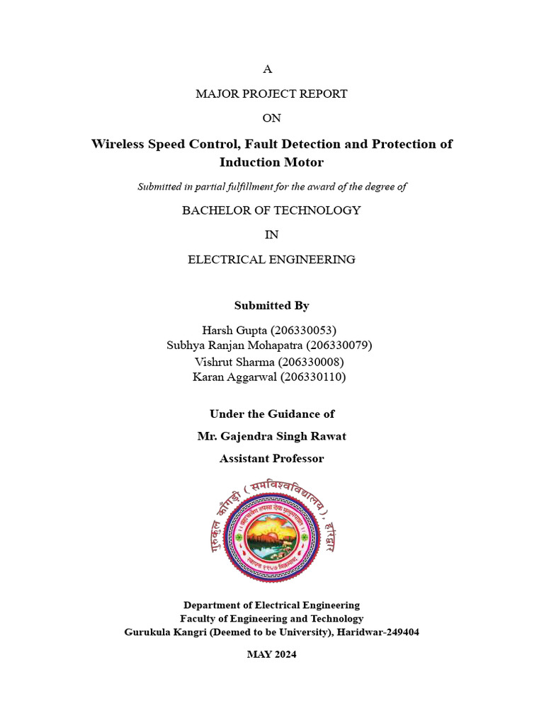 Wireless Industrial Motor Protection | PDF | Electric Motor ...