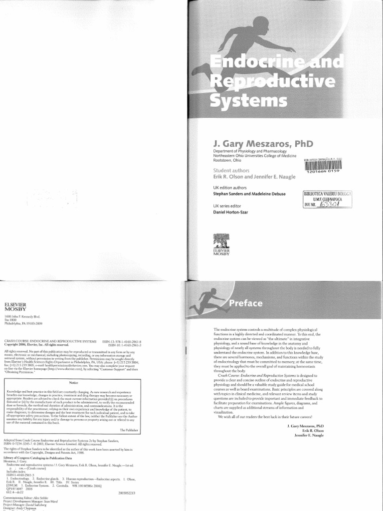 Endocrine and Reproductive Systems - J. Gary Meszaros | PDF