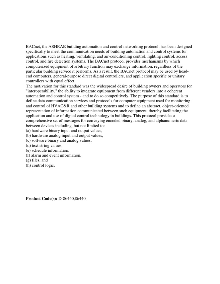 ANSI-ASHRAE 135-2010-BACnet | PDF | Building Automation | Automation