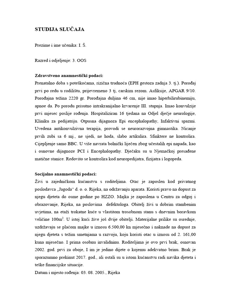 Studija Slučaja | PDF