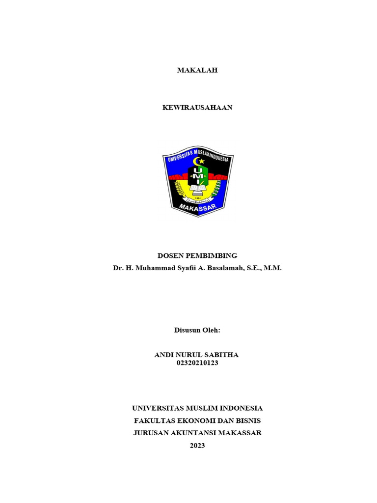 Analisis Usaha Bolu Cukke Tradisional | PDF | Kesehatan Holistik