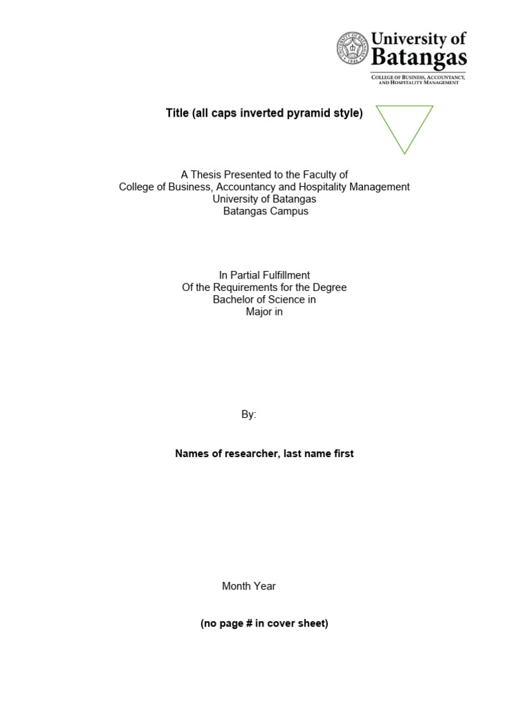 Thesis Template | PDF | Data | Hypothesis