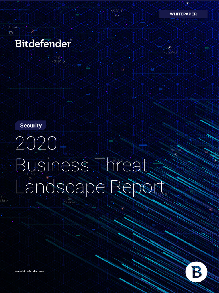 Bitdefender - Business-Threat-Landscape-Report (2020) - 24pg | PDF | Security | Computer Security
