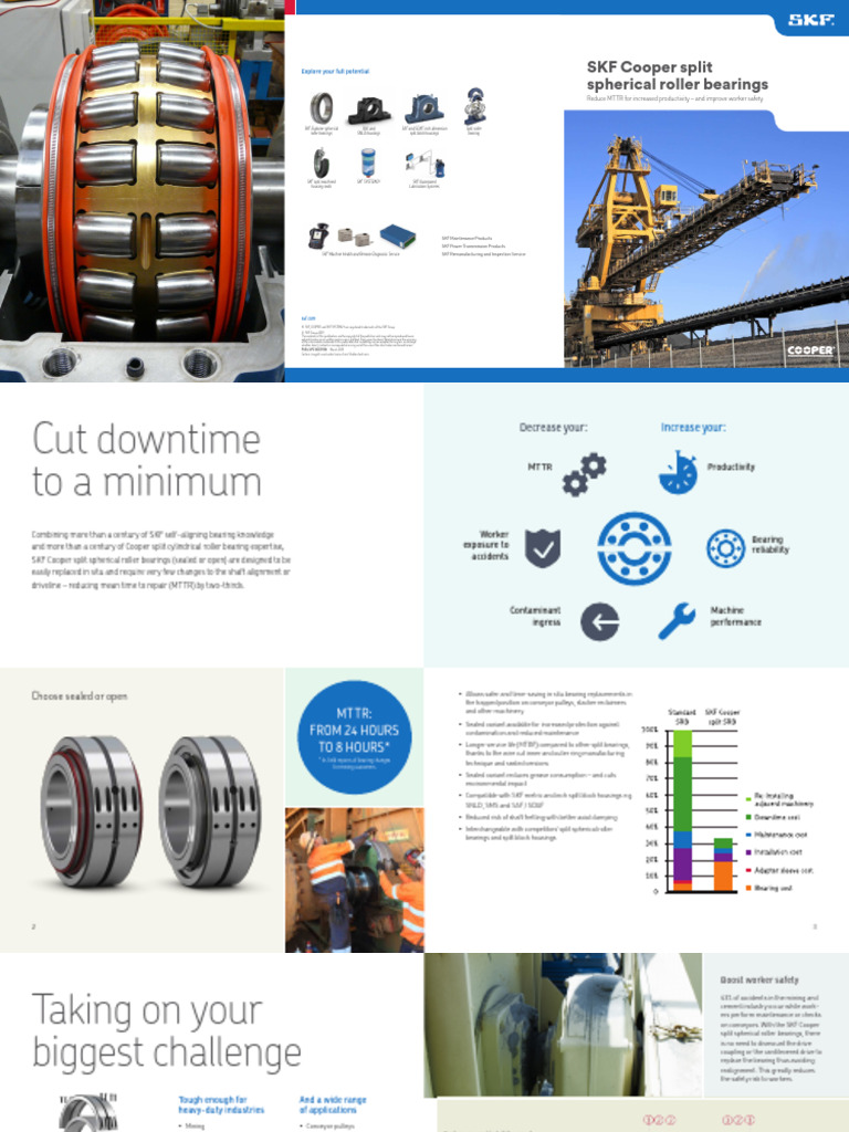SKF Cooper Split | PDF | Bearing (Mechanical)