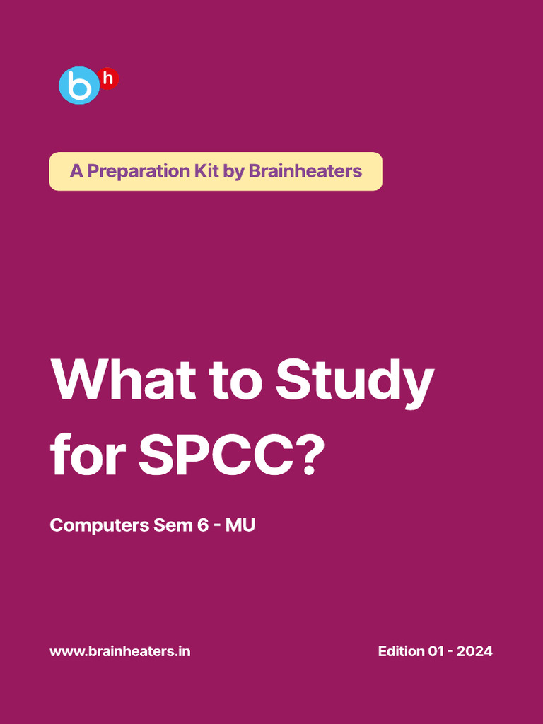 SPCC Study Guide for MU Sem 6 | PDF | Compiler | Parsing