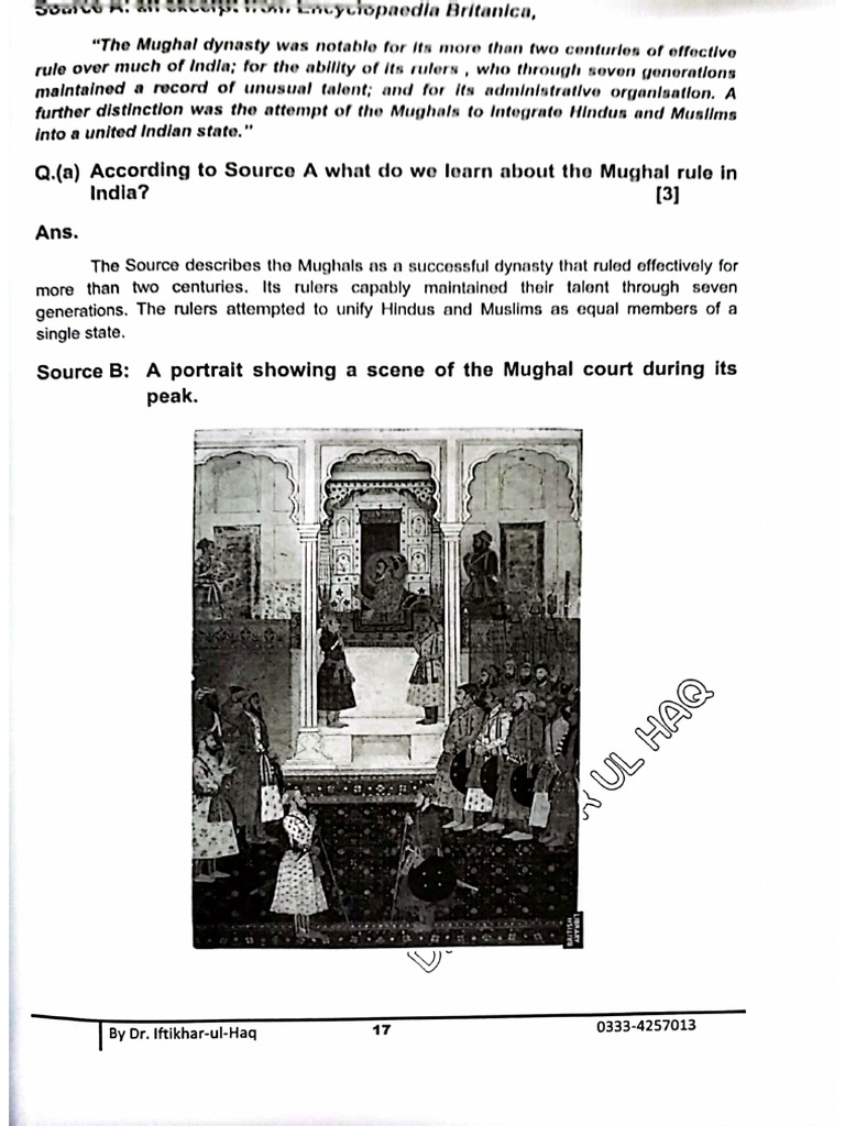 History, Source-Based Questions | PDF