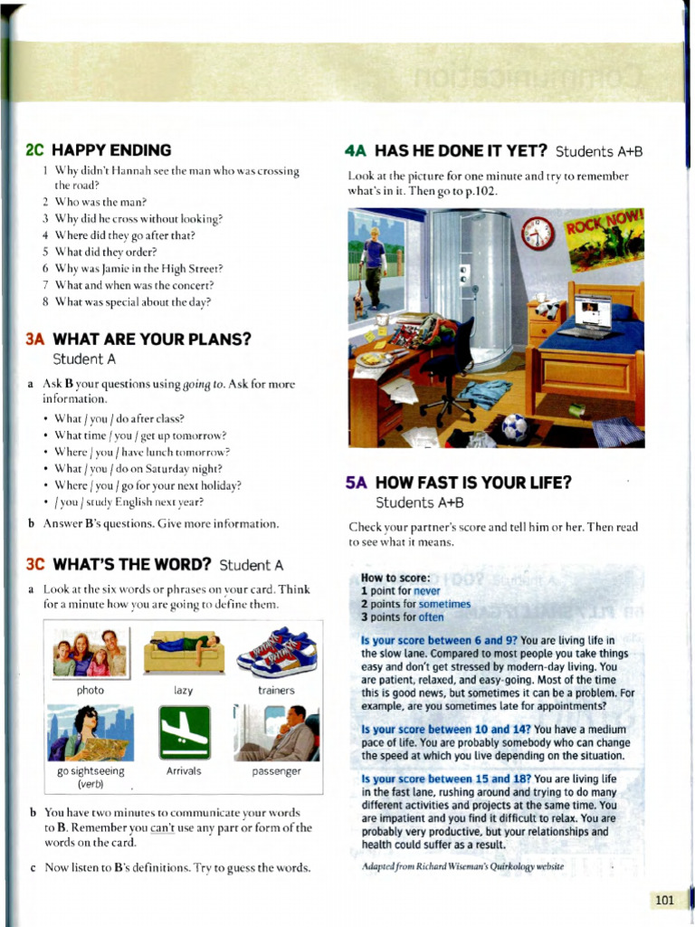 English_File_Pre_Intermediate Speaking 3A | PDF