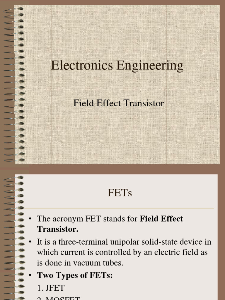 FET - Part 1 | PDF | Field Effect Transistor | Mosfet