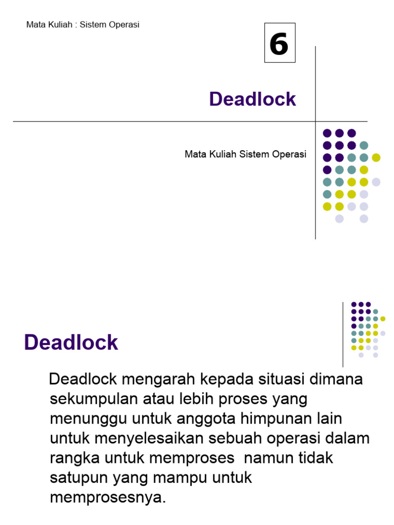 Deadlock | PDF