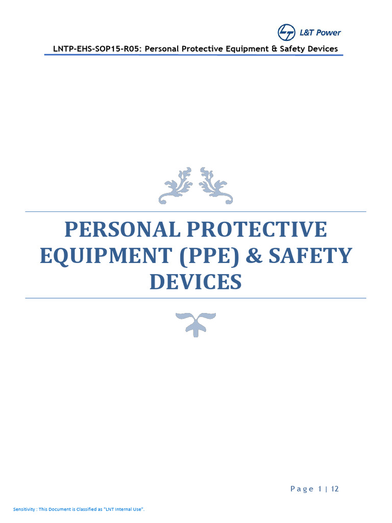 PPEs and Safety Devices | PDF | Personal Protective Equipment | Shoe