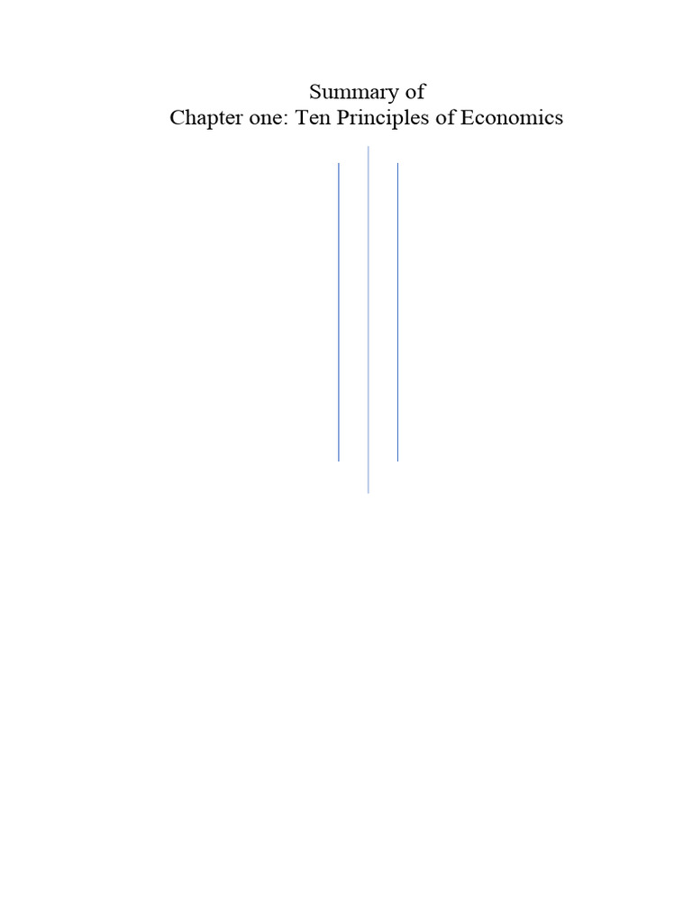 Summary Of Chapter 1 Ten Principles Of Economic Download Free Pdf