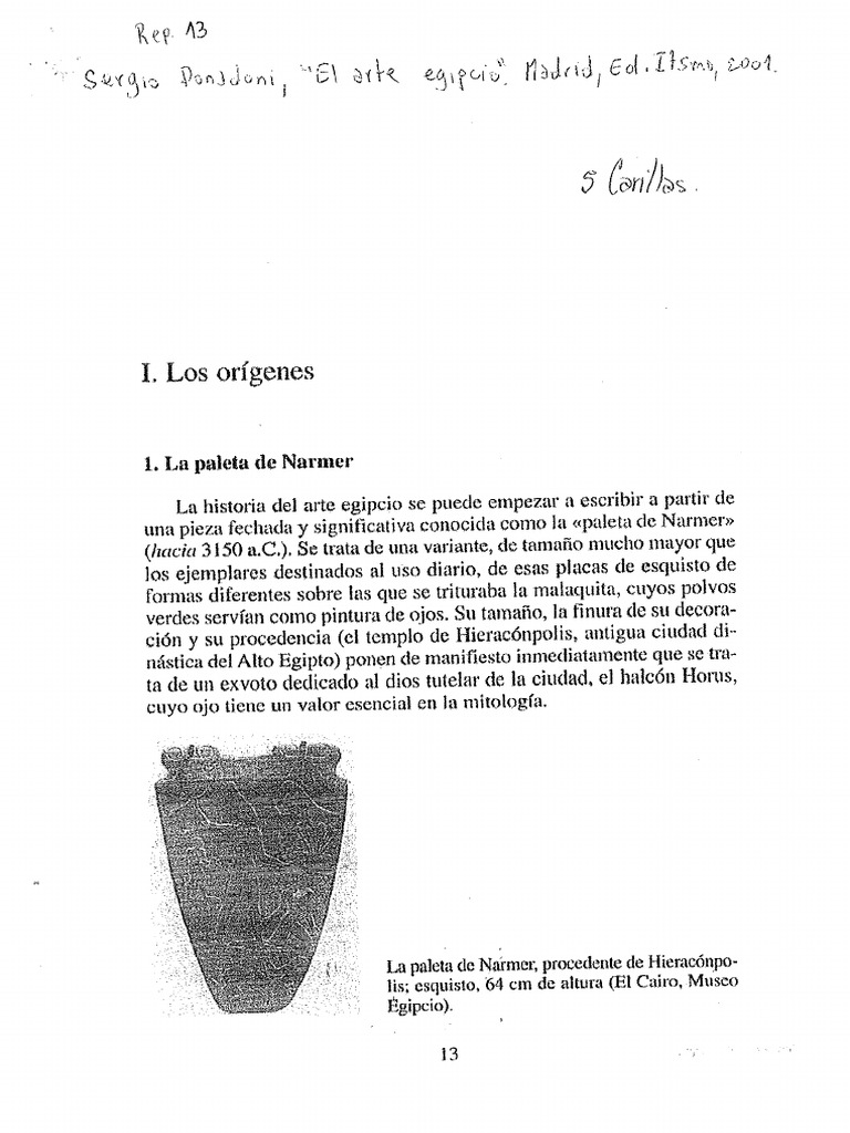 13 - La Paleta de Narmer | PDF