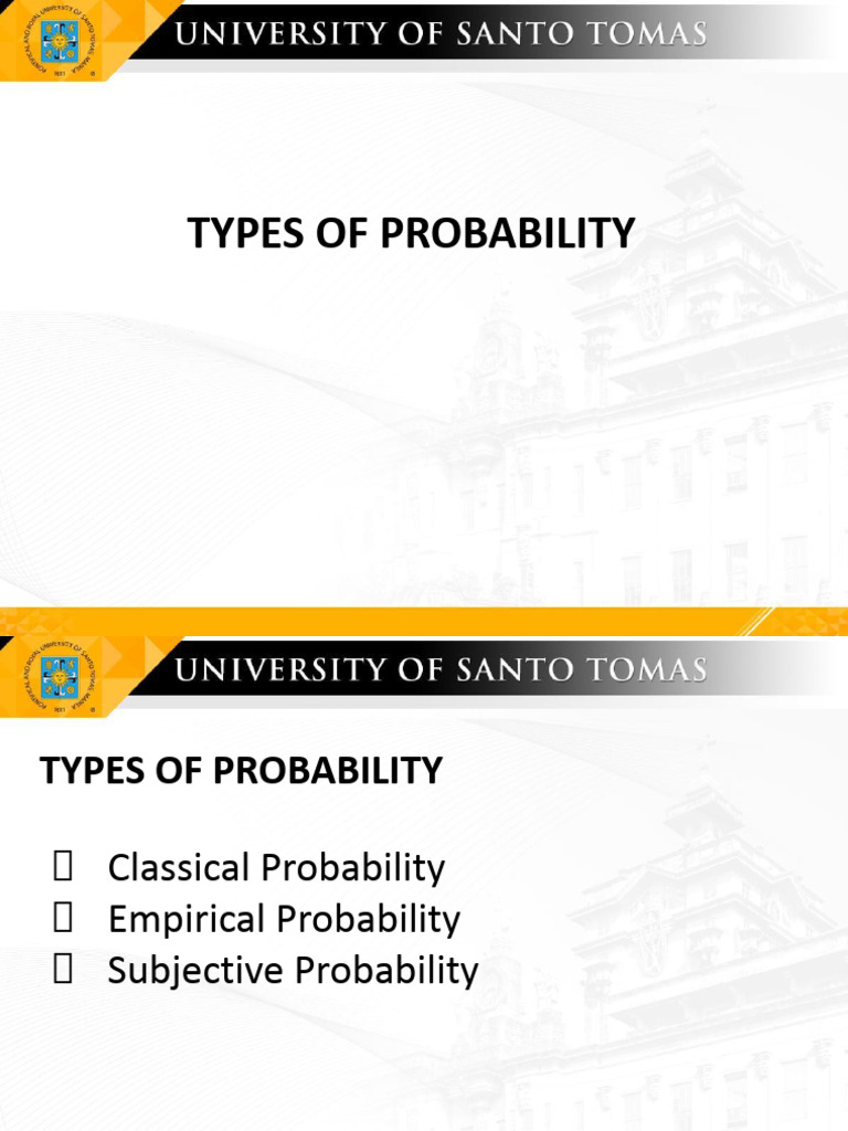 Types of Probability5555 | PDF | Probability | Statistical Theory