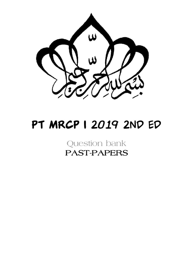 13 - MRCP - Part One - Past-Papers - Jan 2019 | PDF | Rheumatoid ...