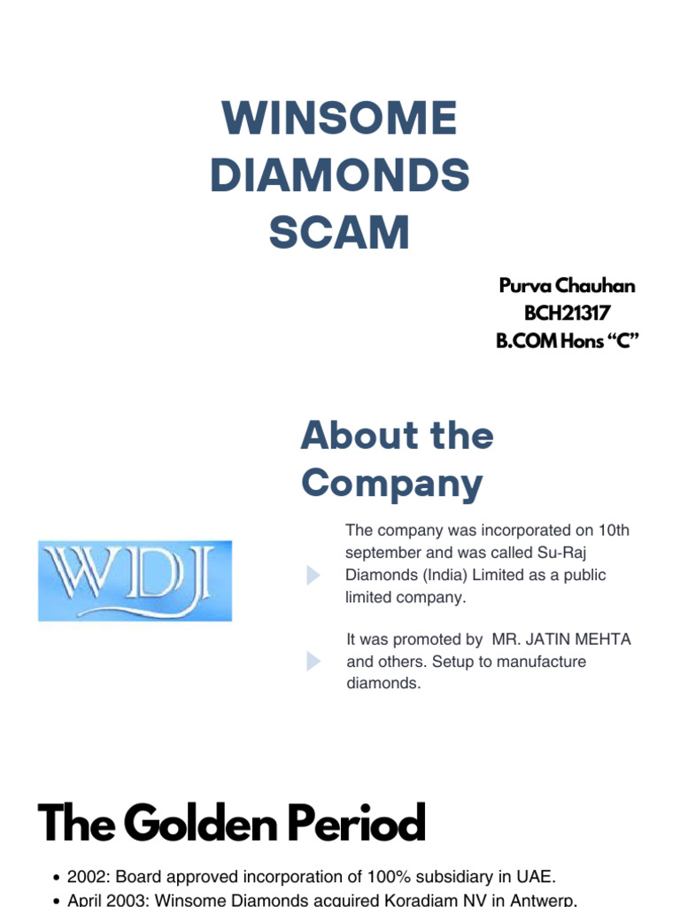 Winsome Diamonds | PDF | Banks | Audit