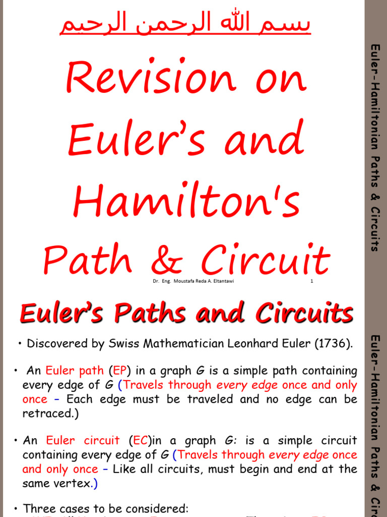 Graph Theory Revision On Euler Hamilton Part 01 Undirected Pdf Computational Complexity 7749