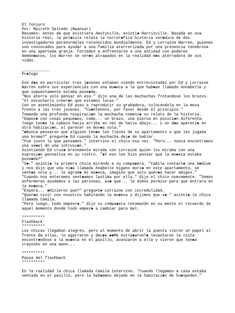 El Conjuro (Saga) - 1 | PDF | Novela negra, policíaca y suspenso