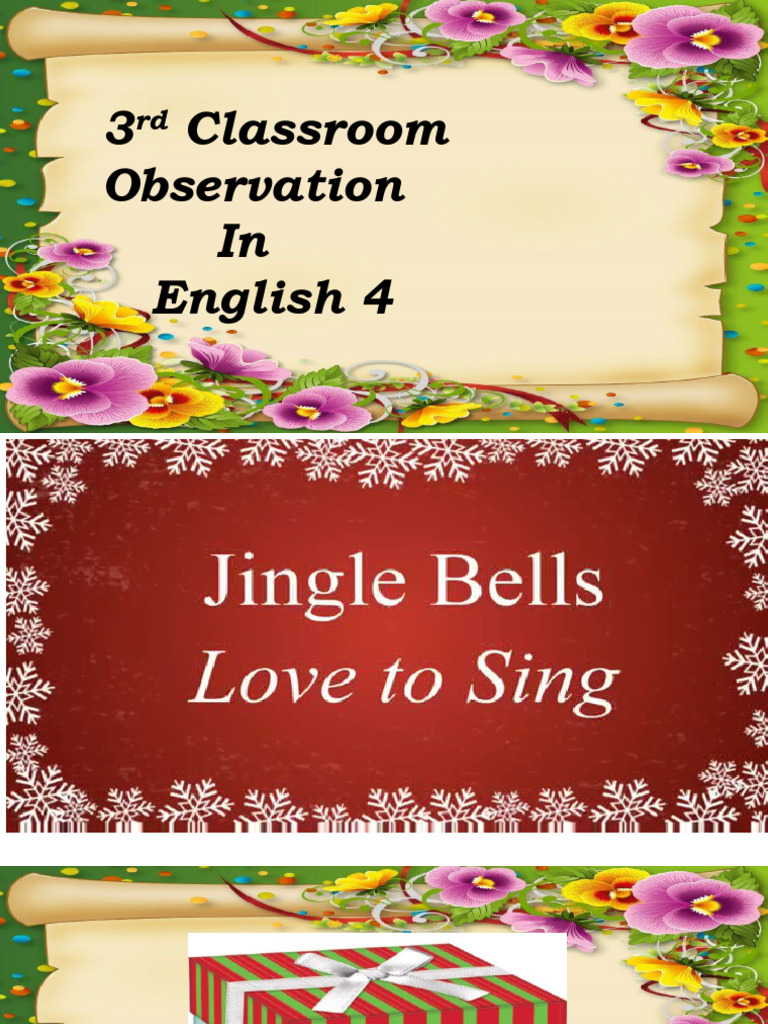 3rd Cot Making Prediction | PDF | Santa Claus