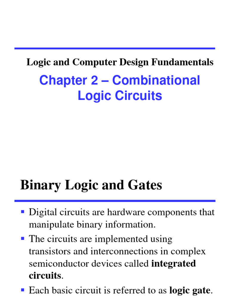 Chap 02 | PDF | Logic Gate | Boolean Algebra Chap 02 | PDF | Logic Gate | Boolean Algebra