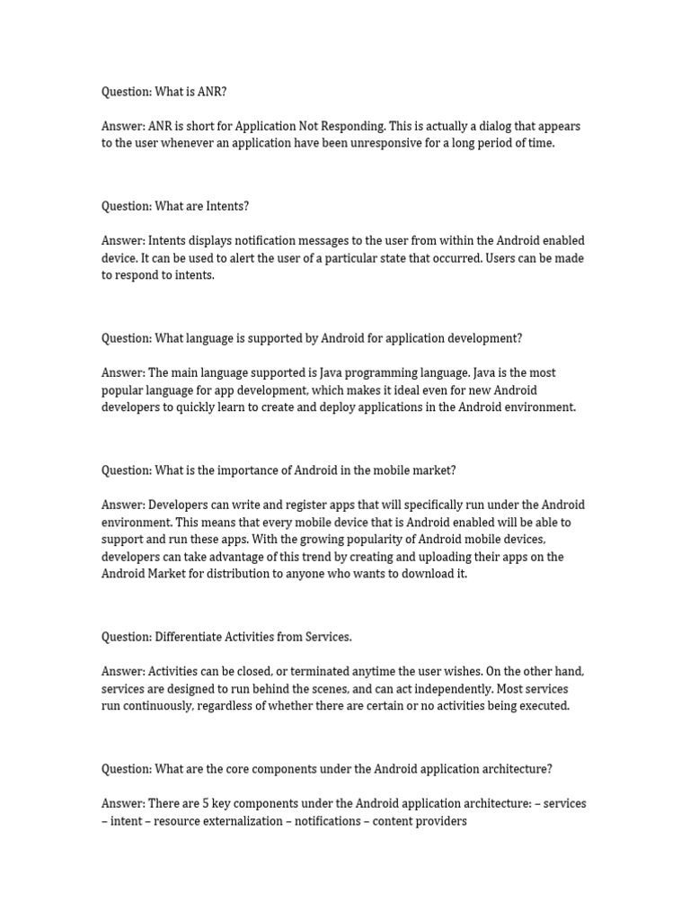 Android Development Basics Explained | PDF