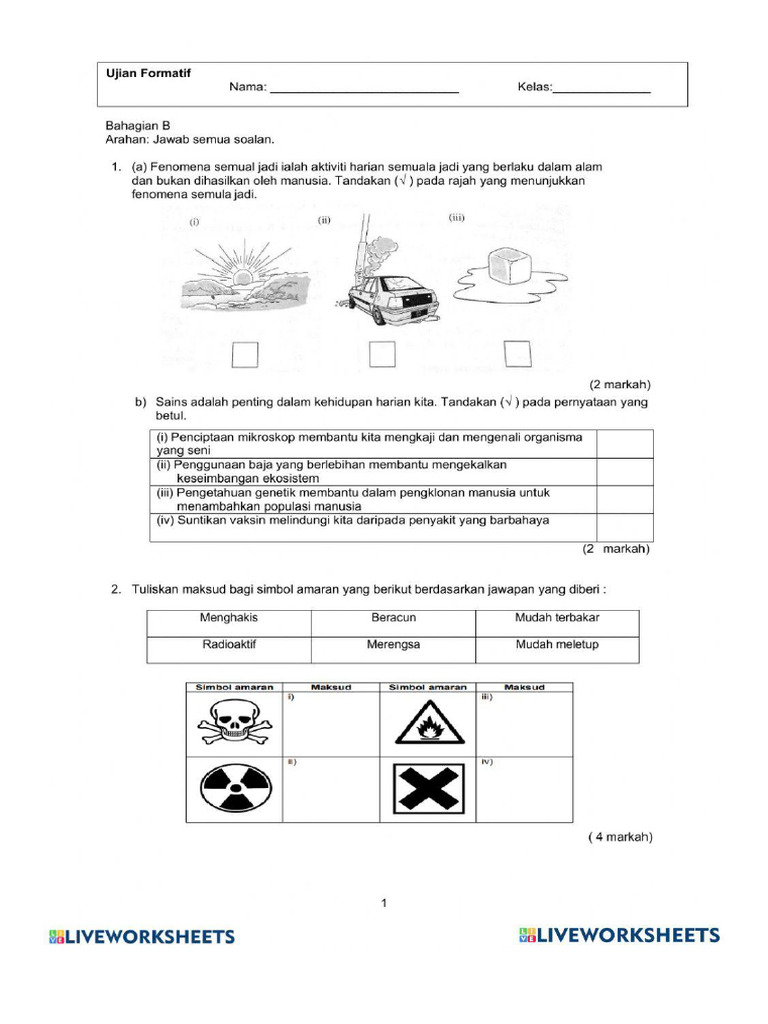 Bab 1 Tingkatan 1 Sains | PDF