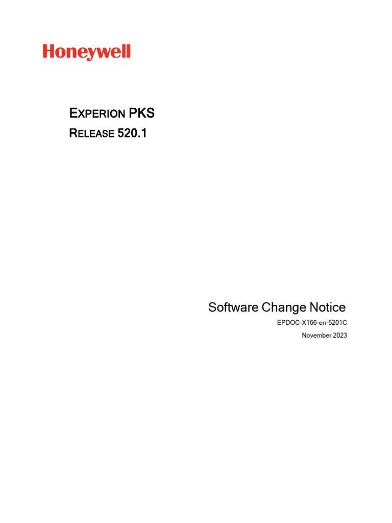 Experion Pks r520 1 Software Change | PDF | Windows Registry | Antivirus Software