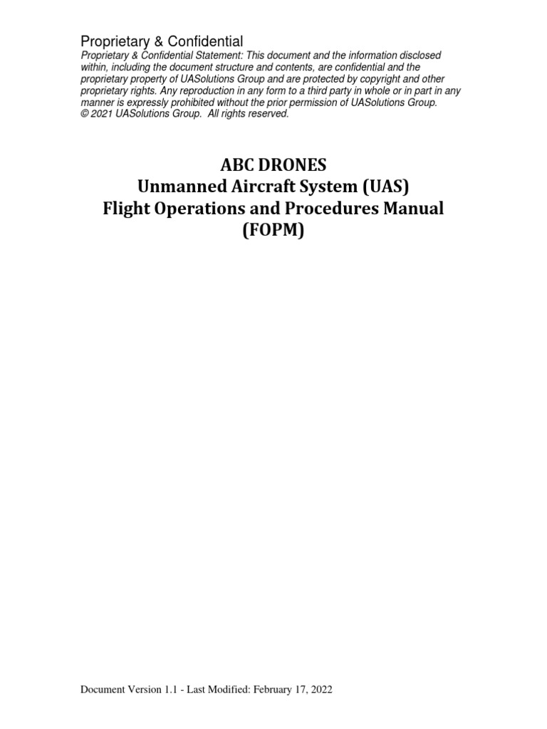 FAA 2021 0643 0007 - Attachment - 5 1 | PDF | Risk | Unmanned Aerial ...