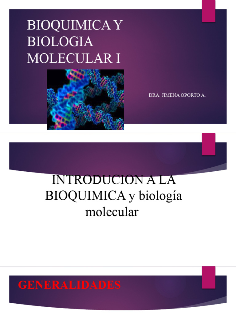 Bioquimica y Biologia Molecular I (Autoguardado) 1 | PDF | Biomoléculas | Bioquímica