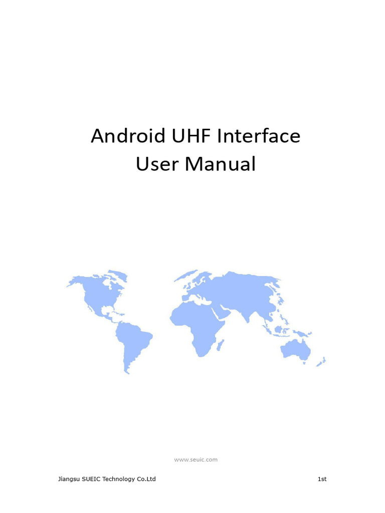 Android UHF Interface User Manual | PDF | Boolean Data Type | Parameter (Computer Programming)
